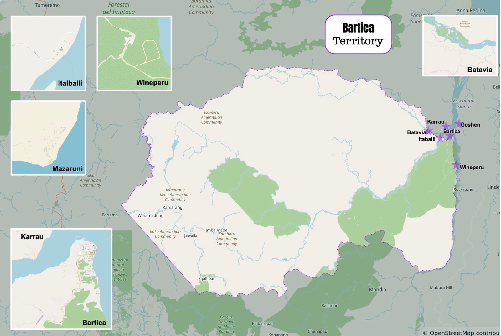 Bartica Guyana – JW MapMaker